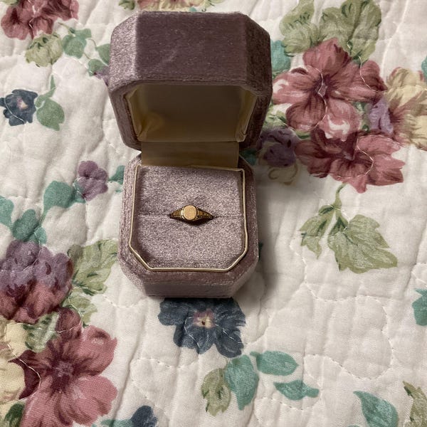 Luxury Antique Style Mini Ring Box, Victorian Style Jewelry Box ...