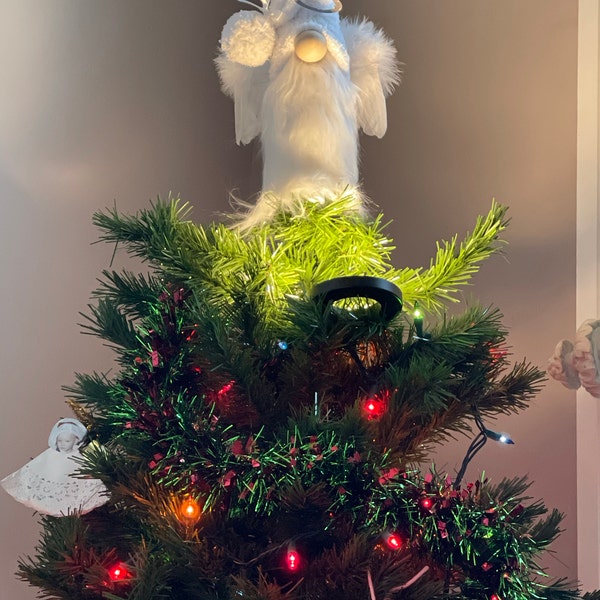 Angel Gnome, Tree Topper, Memorial Gnome Holiday Gnome, Christmas ...