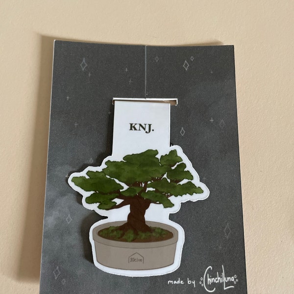 BTS Jooncore Aesthetic Bonsai Tree Namjoon Magnetic Bookmark - Etsy