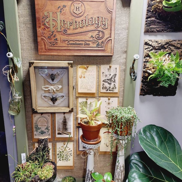 Herbology Greenhouse Sign- Wizardly Fan Art! - Etsy