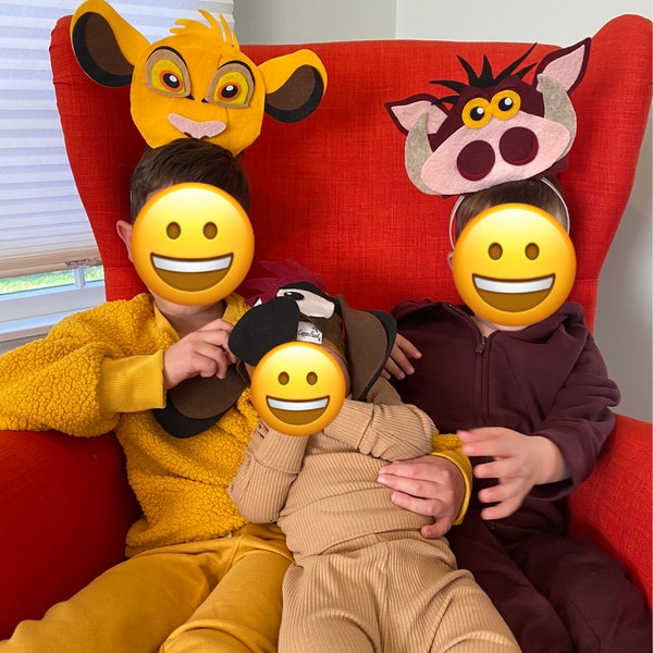 Pumbaa Costume, Timon Costume, Timon and Pumbaa Halloween, Pumbaa Hat ...