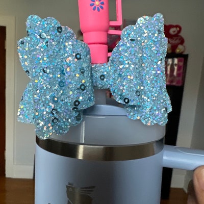 Pink Cow Straw Topper, Straw Topper for Stanley Cup, Bow Straw Topper ...