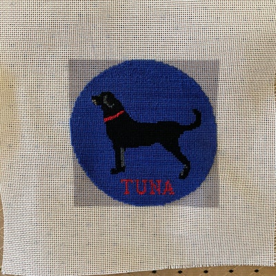 Black Lab Needlepoint Christmas Ornament DIY Kit - Etsy
