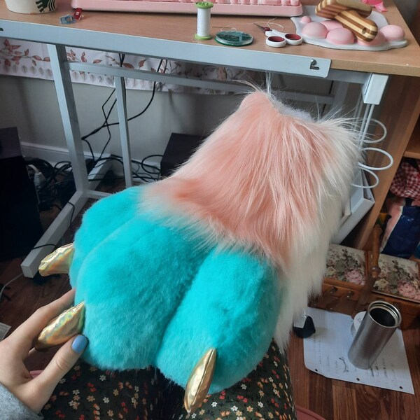 DIGITAL 3 Toed Stompy Sock Paws Pattern for Fursuits - PDF Download - Etsy