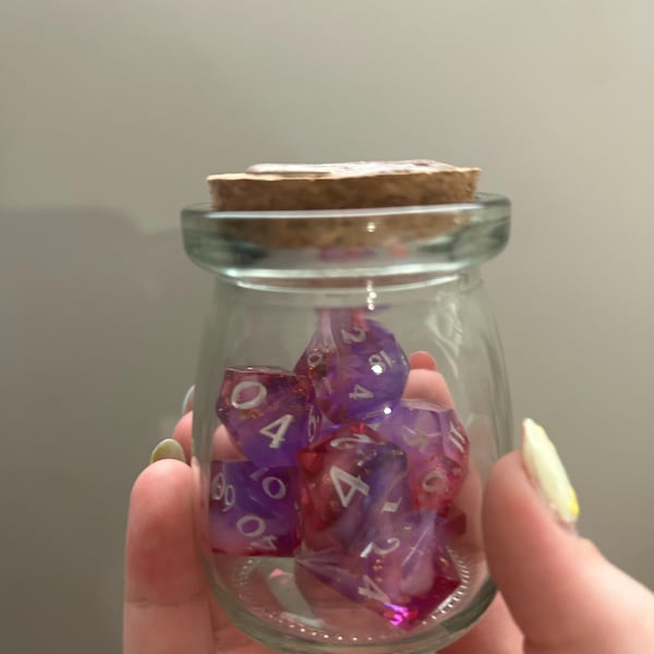 Strawberry Lemonade || Resin Dice Set || 6 Piece Set || D6 || Rpgdice ...