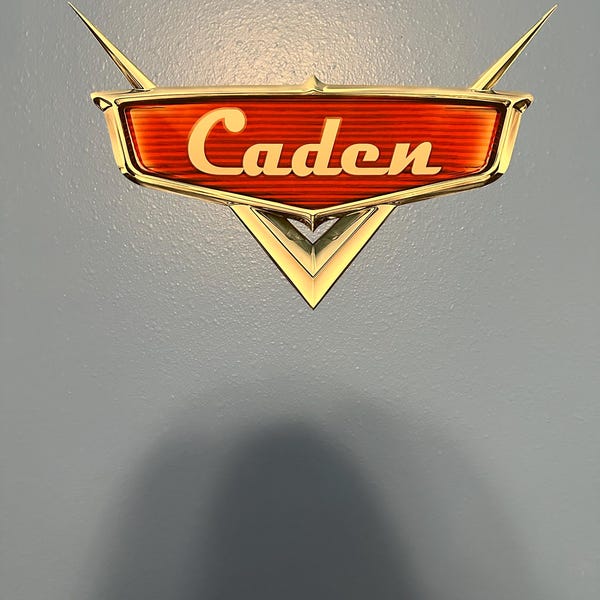 Disney Decals, Cars Nameplate Wall Decal,game Room, Cars Decals, Cars ...