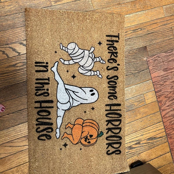 Funny Halloween Doormat, Funny Doormat, Halloween Door Mat, Funny ...