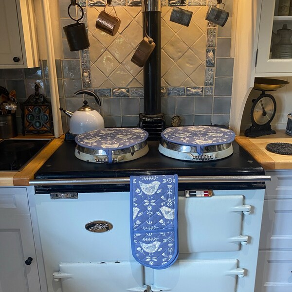 Pot Grab, Pot Holder With Two Layers of Insulation Backed With Calico ...