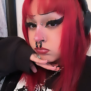 Slithering Snake Septum Clicker - Etsy