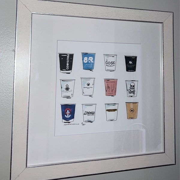 Jollibee Food Illustration Custom Art for Kitchen Birthday Gift for Him ...