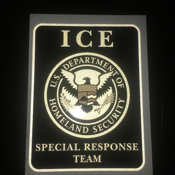 Special Response Team DHS Reflective or Matte Vinyl Decal Sticker ...