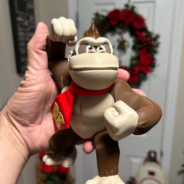 Diddy Kong 3D Printed Statue 2 Sizes Great Gift for the Collector or ...