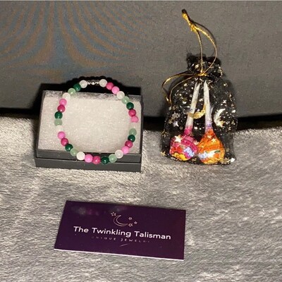 Transgender Pride Flag Beaded Gemstone Bracelet - Etsy