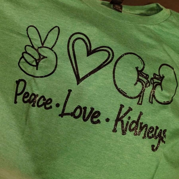 Peace Love Kidneys Svg, Peace Love Kidneys Svg Png, Kidneys Svg File ...