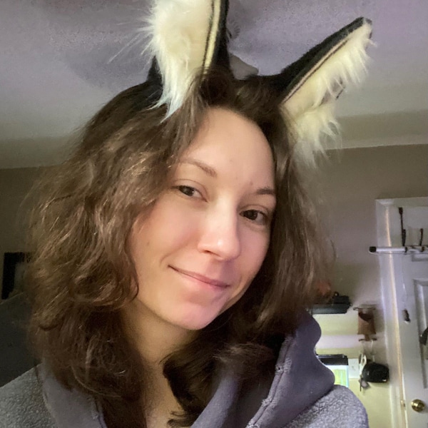 Red and Black Cat Ears, Cat Ears, Cosplay,pet Play, Tubbo Cosplay ...