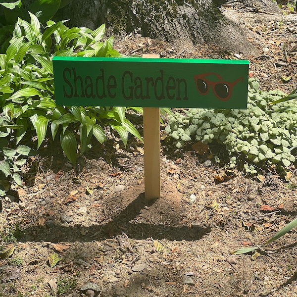 Custom Garden Stake Sign | Personalized Outdoor Wooden Staked Marker ...