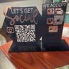 Acrylic QR Code Sign for Seamless Payments and Social Media Access - Etsy