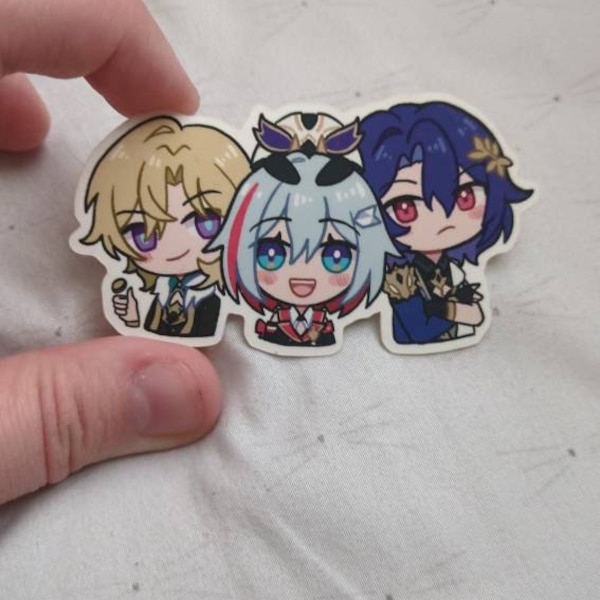 Honkai Star Rail HSR Dr.ratio Aventurine Topaz Chibi Vinyl Stickers - Etsy