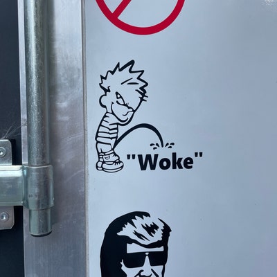 Calvin Pee on Your Text Decal Sticker Vinyl - Etsy