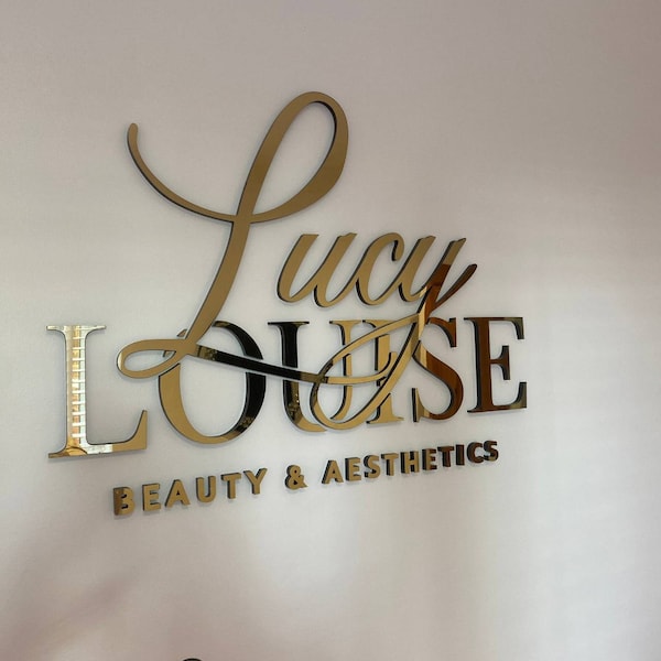Custom 3D Business Logo Sign – Laser Cut Office Sign – Personalized ...