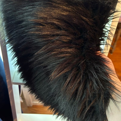 Sasha RUST Long Pile Soft Luxury Faux Fur Fabric Fursuit, Cosplay ...