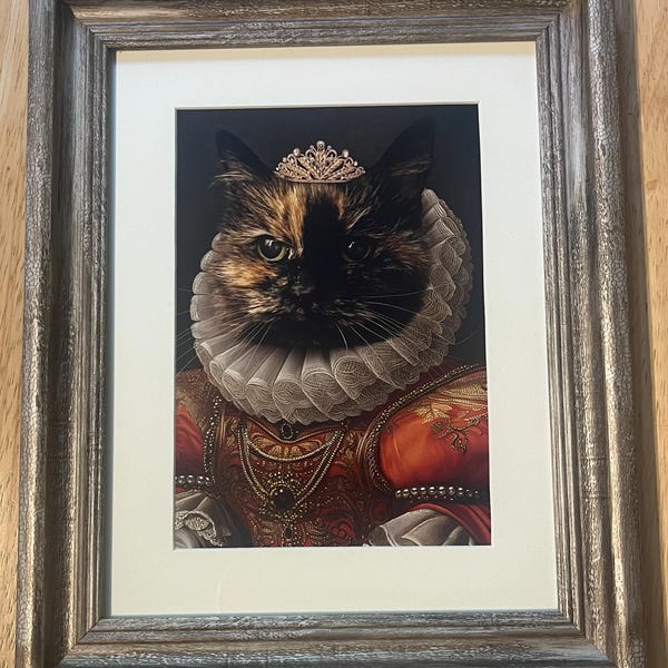 Custom Witch Pet Portrait From Photo Perfect Gothic Gift Dark Pet Gift ...