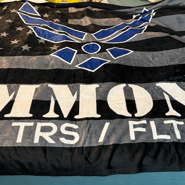 Custom | Integrity Oath | Thin Blue Line | American Flag | Canvas Wall ...