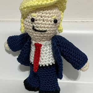 Donald Trump Doll Crochet Pattern POTUS 45 Instant PDF Download Crochet ...