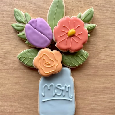 STL Chunky Hand Lettered Number Set Sugar Cookies Cookie Cutter STL STL ...