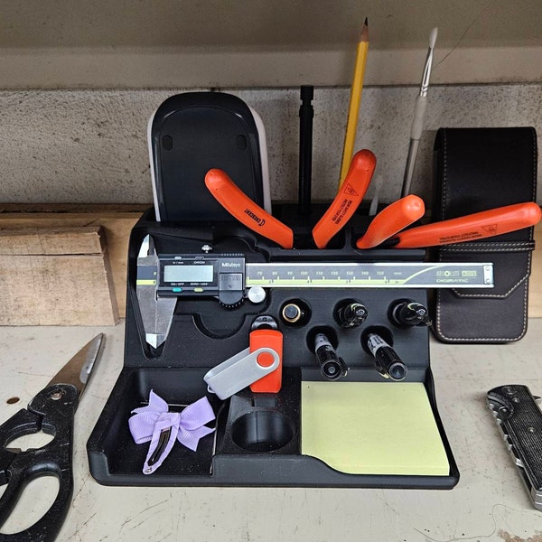 Engineer Desk Organizer, Tool Caddy, Machinist Tool Holder, Calipers ...