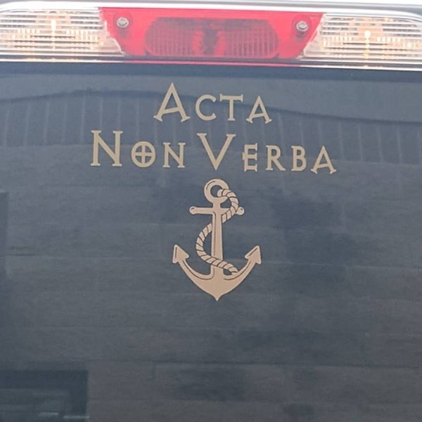 Anchor With Rope Decal, Anchor With Rope Sticker, Nautical Decal ...