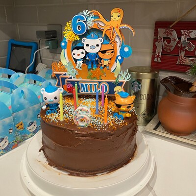 The Octonauts Cupcake Toppers the Octonauts Toppers the - Etsy