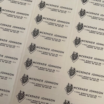 Address Labels Roll Modern Address Labels Address Labels 250 500 Return ...