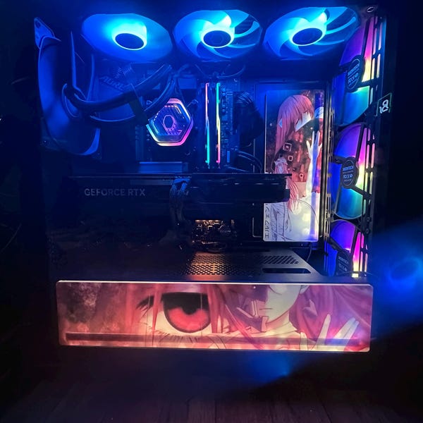 Custom Pc Plate, Gaming Computer Custom RGB Psu Cover Plate, PSU Shroud ...