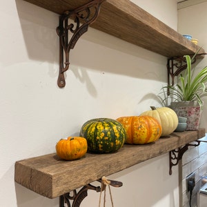 PAIR of ANTIQUE COPPER Cast Iron Gallows Railway Ironbridge Arched Old ...