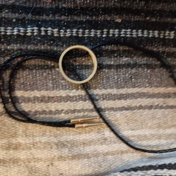 Modern Bolo Tie | Brass - Handmade in WA - Etsy