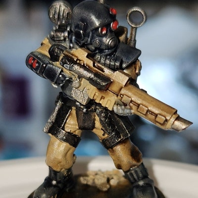 Trench Fighters: Tank Commanders Sci Fi Models for Tabletop Wargaming ...