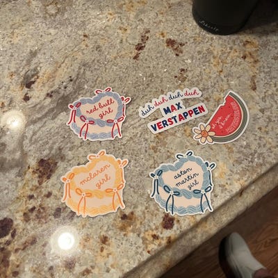 F1 Teams Cherry Sticker F1 Cute Sticker Cute Sticker for Notebooks ...