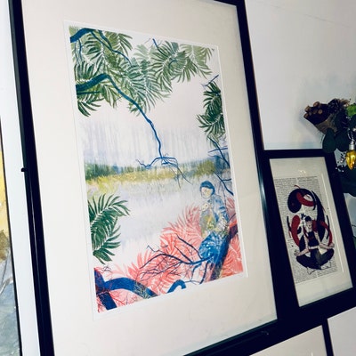 The Bear, A2 Screenprint, Children's Book Illustration - Etsy