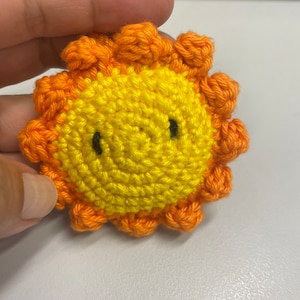 Sun Keychain Crochet Pattern, Crochet Sun, Amigurumi Pattern, Crochet ...