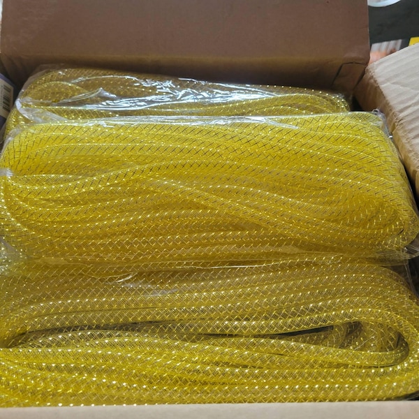 Vibrant Deco Mesh Tubing – Colorful Craft Supplies for Wreath Making ...