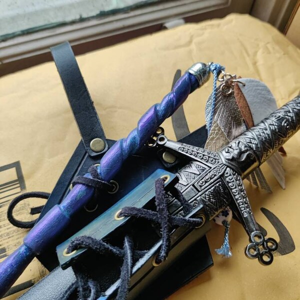 Leather Dagger Frog / Dagger Holder / LARP /medieval /pirate - Etsy