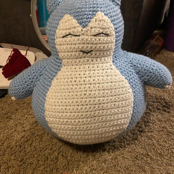Snorlax Crochet Pattern PDF File - Etsy