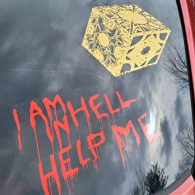 I Am in Hell Help Me Vinyl Decal - Etsy
