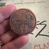 One More Chapter / Go to Bed Copper Decision Maker Coin - Etsy