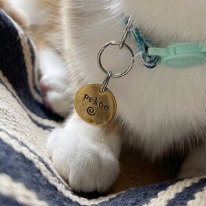 Handmade Custom Hand-stamped Dog/cat Tag the zeus Extra Small ...