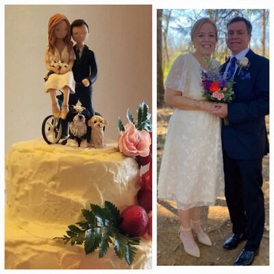 Horror Film Inspired Wedding Cake Topper Customized by - Etsy