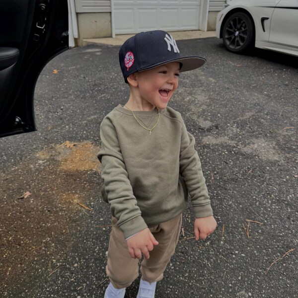 18K Rope Chain Necklace for Boy, 4mm Kids Rope Chain, Baby Boy Necklace ...