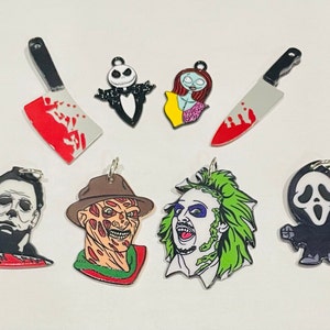Horror Movie Charms Horror Movie Icons Charms Halloween Charm Goth ...