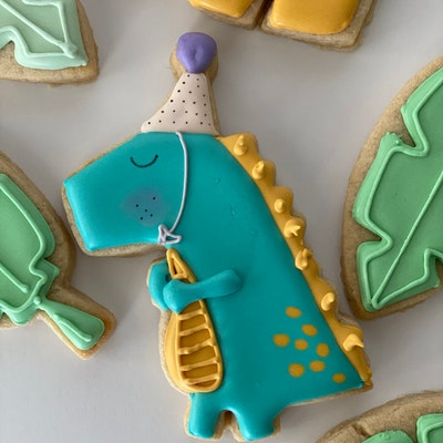 Party Dinosaur Cookie Cutter Cute Dino Cookie Cutter 3D Printed Cookie ...